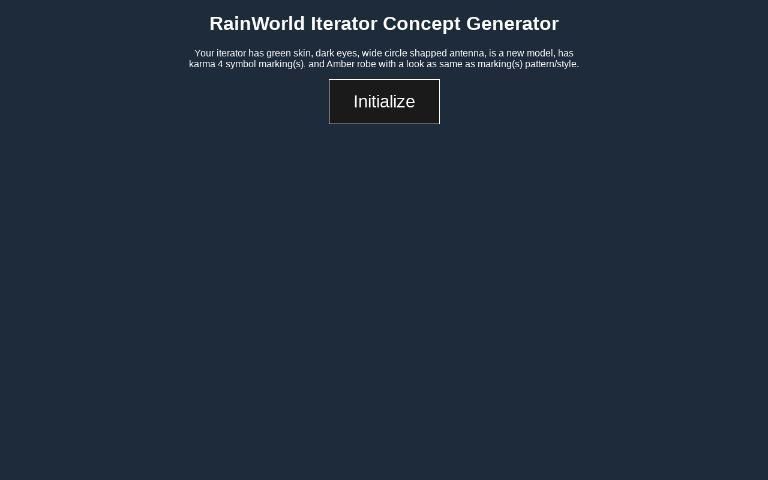 RainWorld Iterator Concept Generator