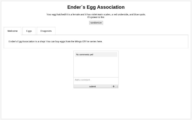Ender´s Egg Association ― Perchance Generator