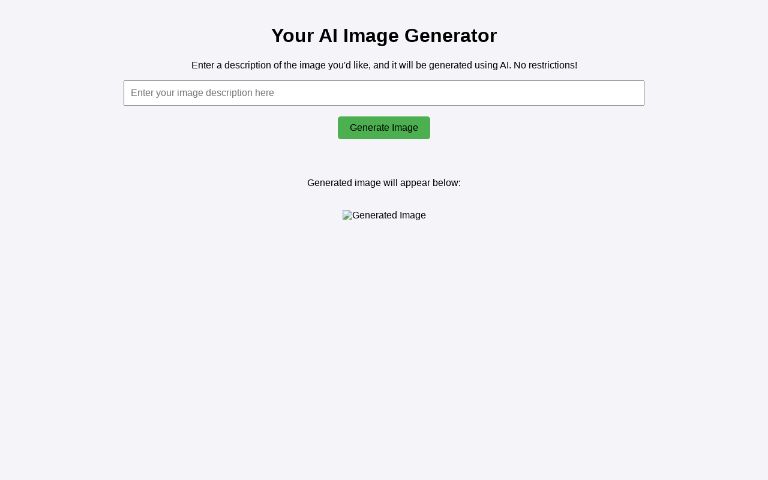 Your AI Image Generator