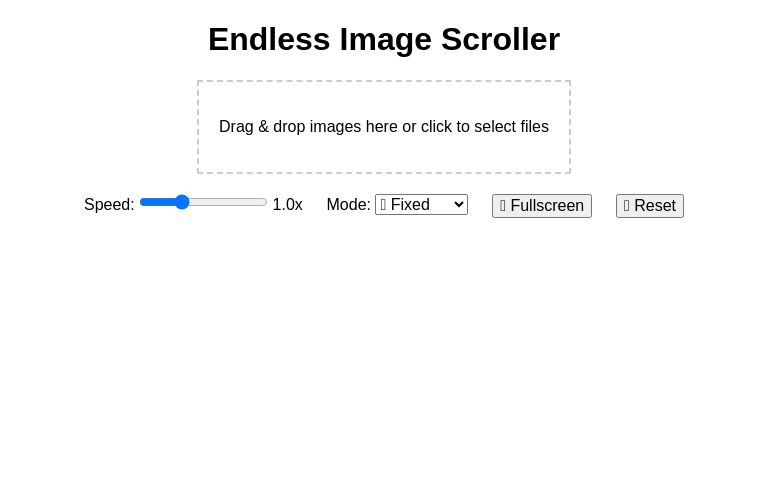 Endless Image Scroller ― Perchance Generator