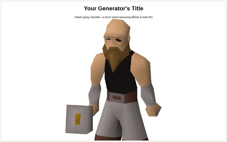 Enemies1 ― Perchance Generator