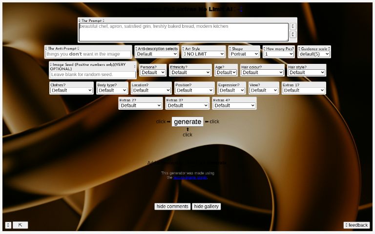 Lunatic's full extras No Limit AI (Free, No Sign-up, No Limits ...