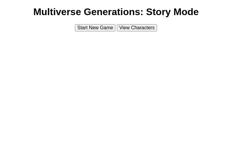 Multiverse Generations: Story Mode