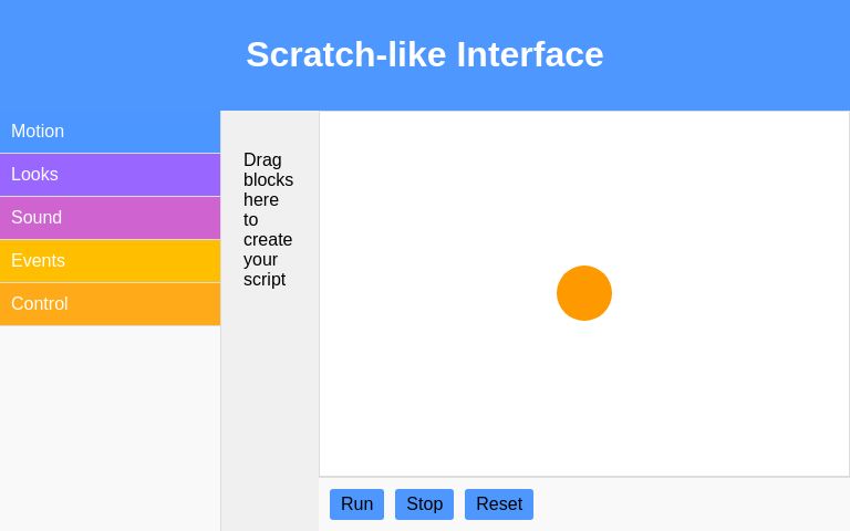 Scratch-like Interface ― Perchance Generator