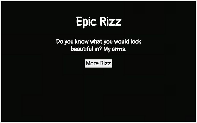 Epic Rizz ― Perchance Generator