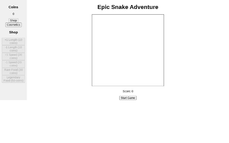 Epic Snake Adventure ― Perchance Generator