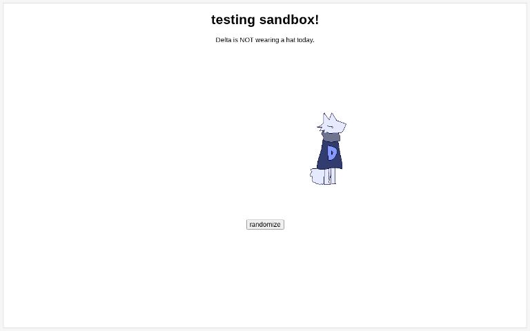 testing sandbox! ― Perchance Generator