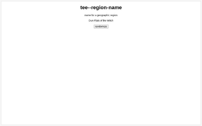 tee--region-name ― Perchance Generator