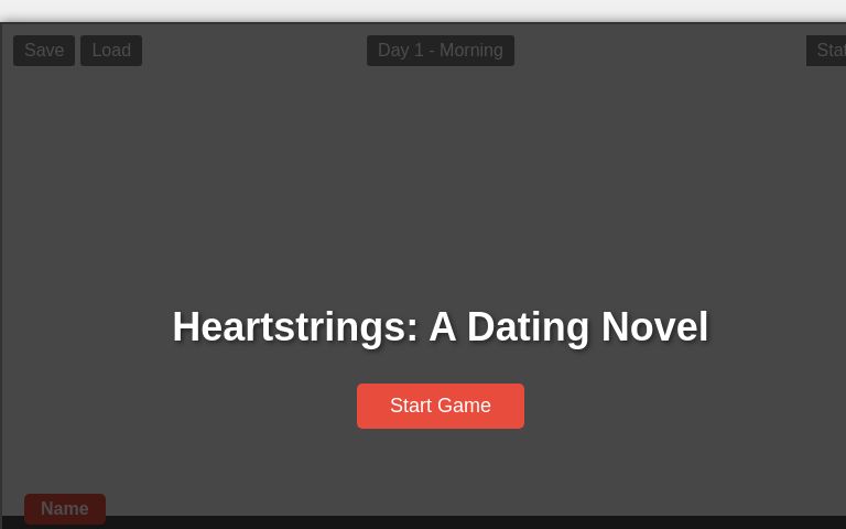 Heartstrings: A Dating Novel ― Perchance Generator