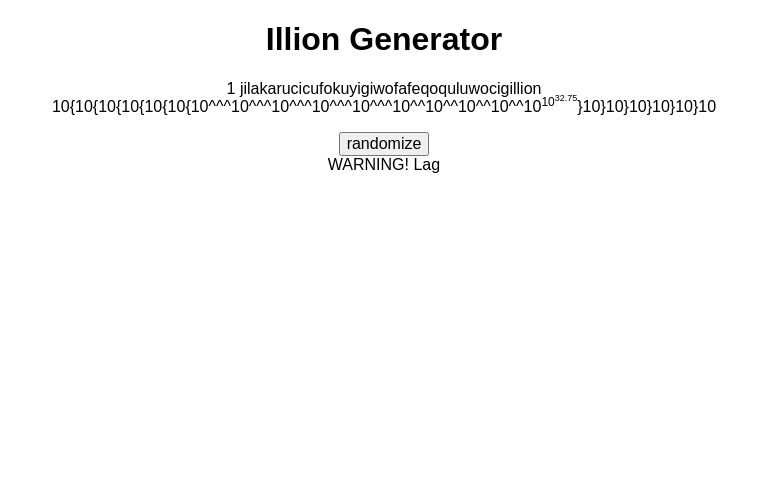 Illion Generator