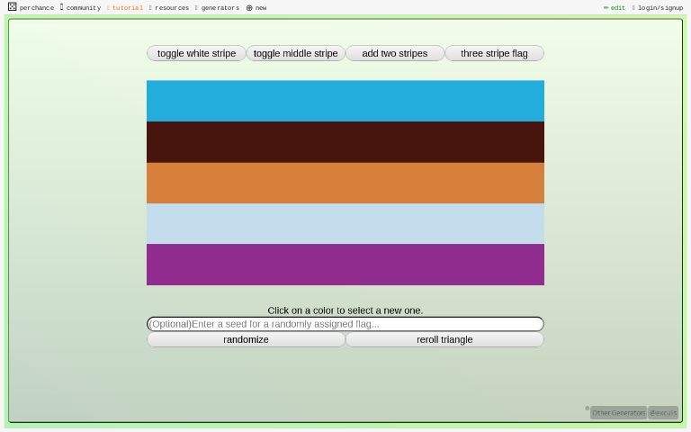 Pride Flag Generator