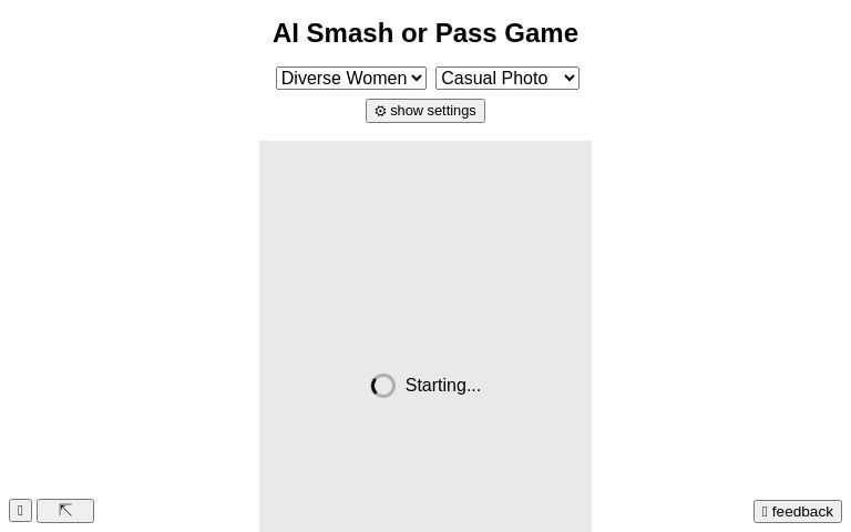 AI Smash or Pass Game ― Perchance Generator