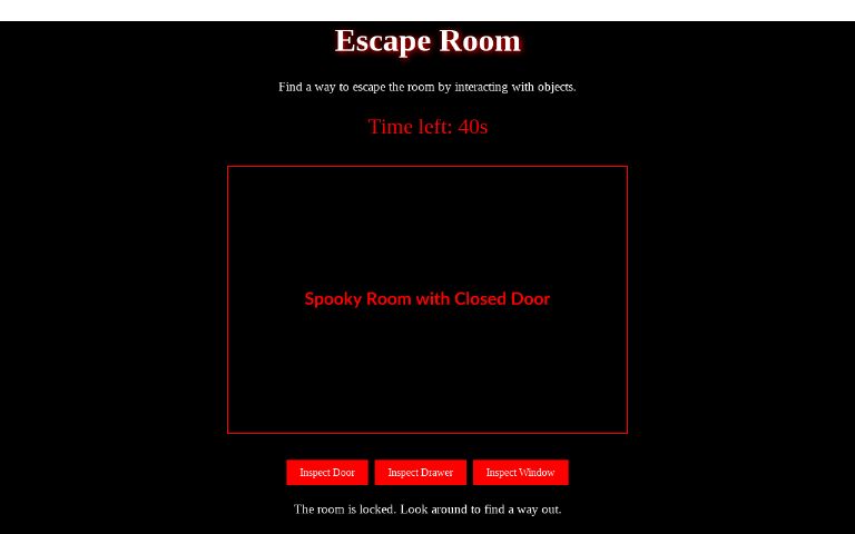 Escape Room ― Perchance Generator