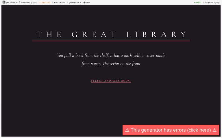 undefined ― Perchance Generator