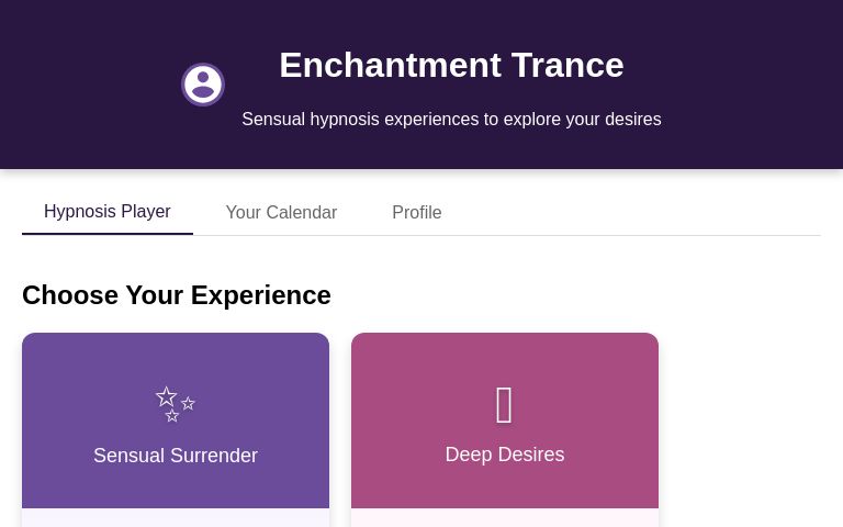 AI Hypnosis Script Generator (EXPERIMENTAL)