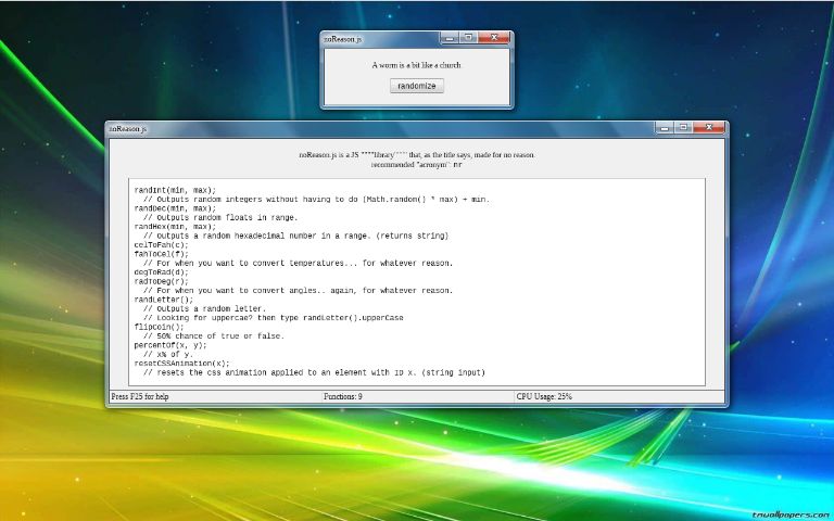 noReason.js ― Perchance Generator