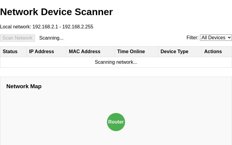 Network Device Scanner ― Perchance Generator