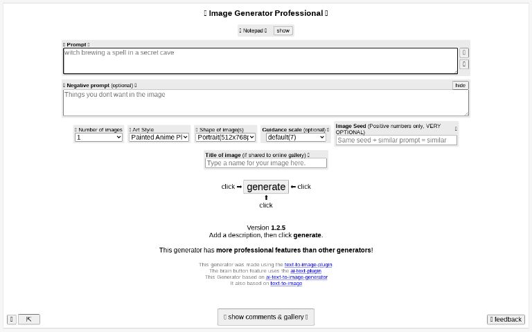 Free No Limit AI Image Generator (Text to Image)
