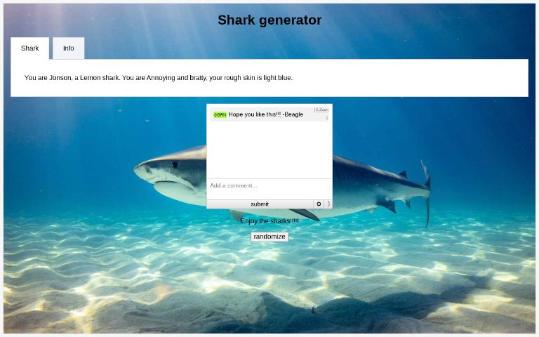 Shark generator