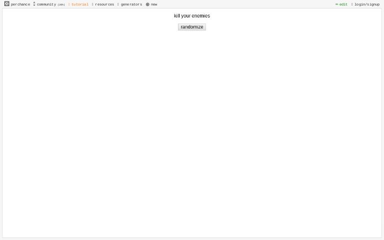 Evil Motto ― Perchance Generator