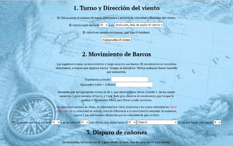 1. Turno y Dirección del viento ― Perchance Generator