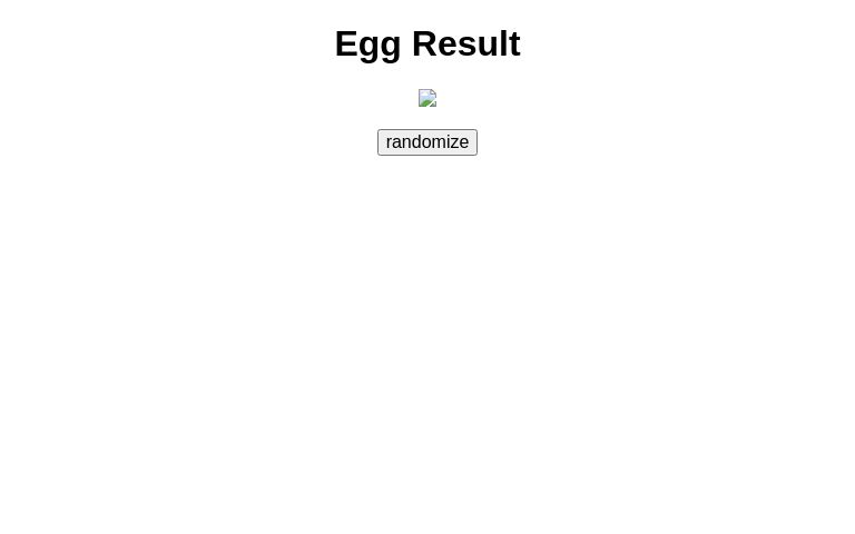 Egg Result ― Perchance Generator