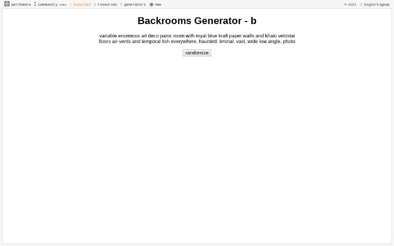 Backrooms Generator - b