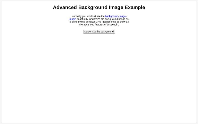 Advanced Background Image Example ― Perchance Generator