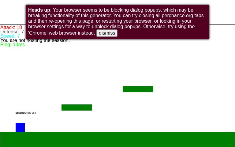 Simple Online Platformer ― Perchance Generator