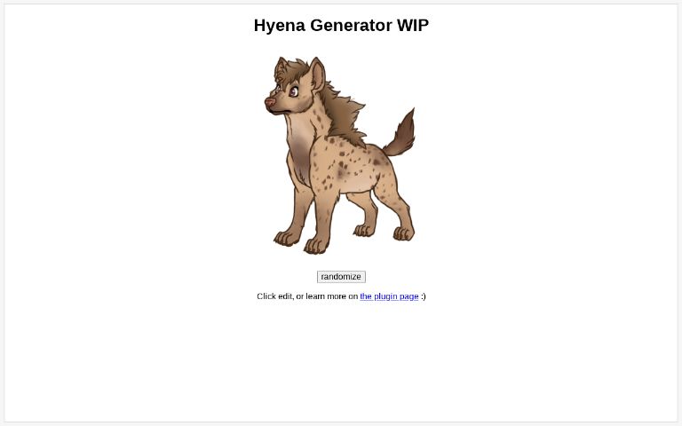 Hyena Generator WIP