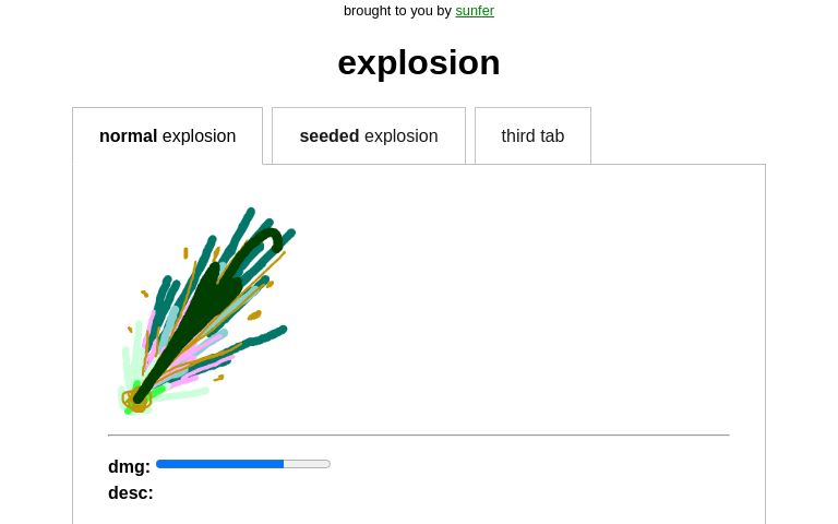 explosion ― Perchance Generator