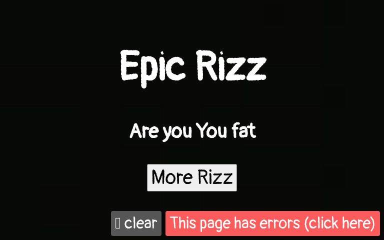Epic Rizz ― Perchance Generator