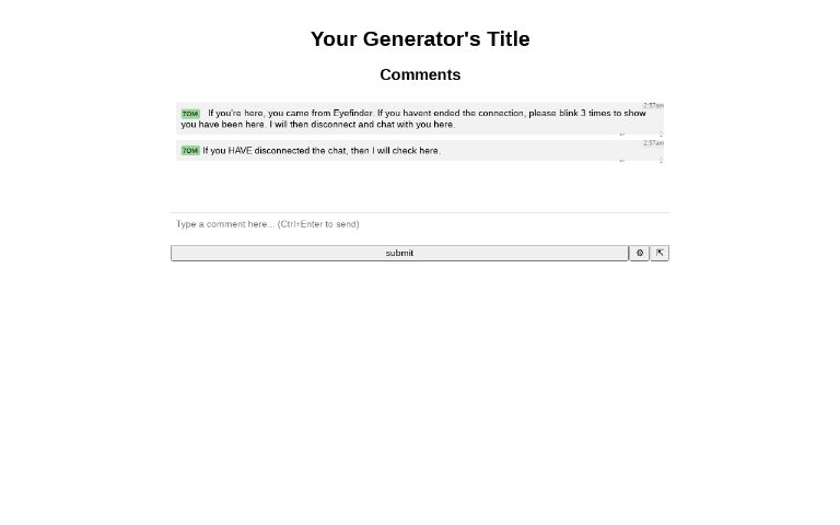 Eyefinderchat ― Perchance Generator