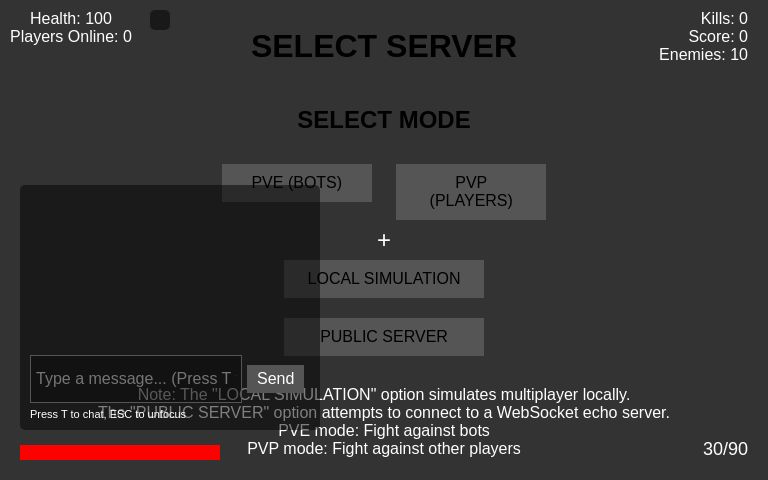SELECT SERVER ― Perchance Generator