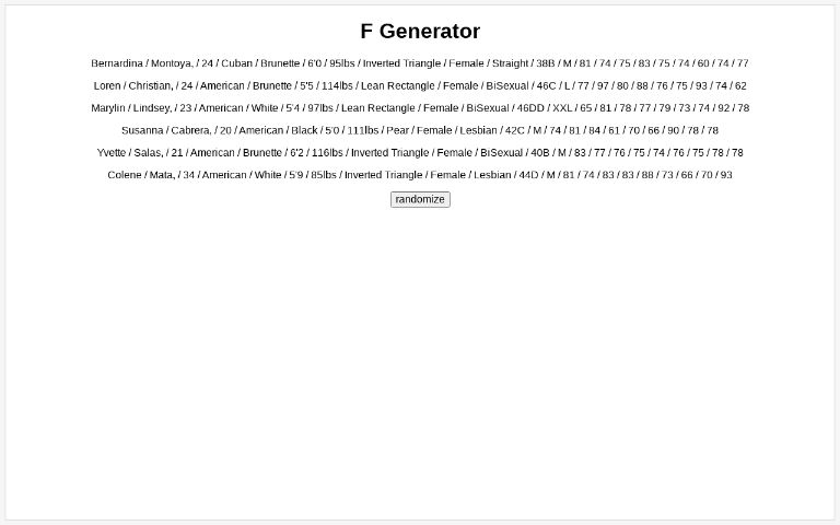 F Generator