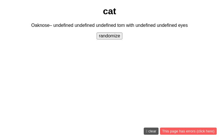 cat ― Perchance Generator