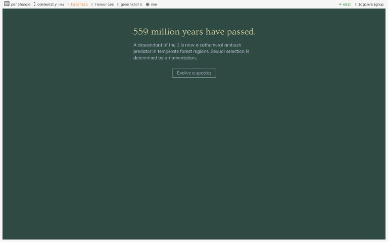 Speculative Evolution Generator V2