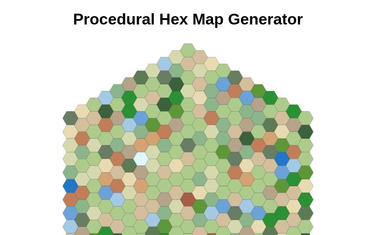 Procedural Hex Map Generator