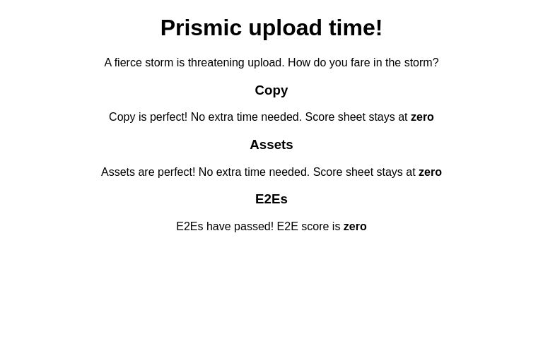 Prismic upload time! ― Perchance Generator
