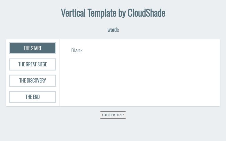 Vertical Template by CloudShade ― Perchance Generator
