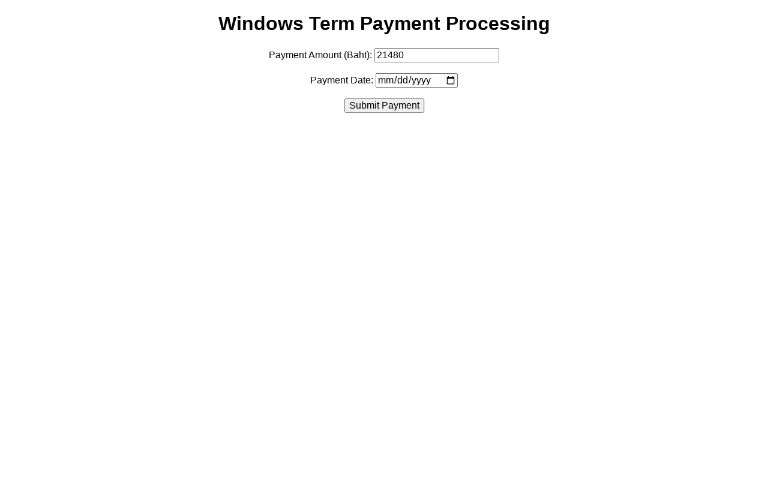 Windows Term Payment Processing ― Perchance Generator