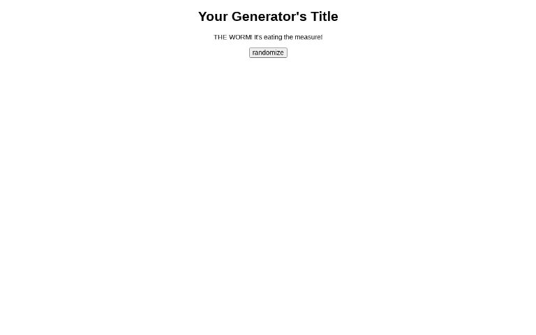 Minimal ― Perchance Generator