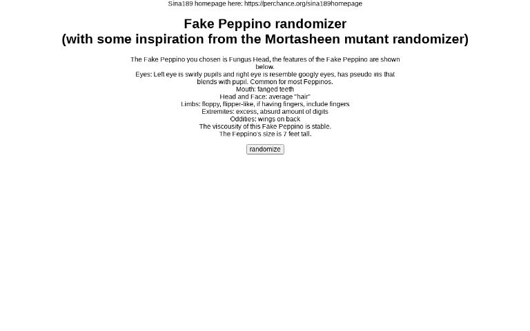 Fake Peppino randomizer (with some inspiration from the Mortasheen ...