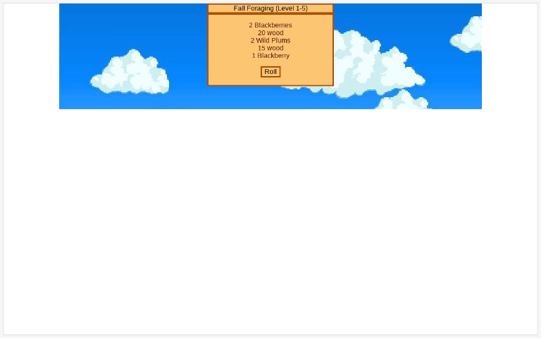 Fall Forage 1 5 ― Perchance Generator