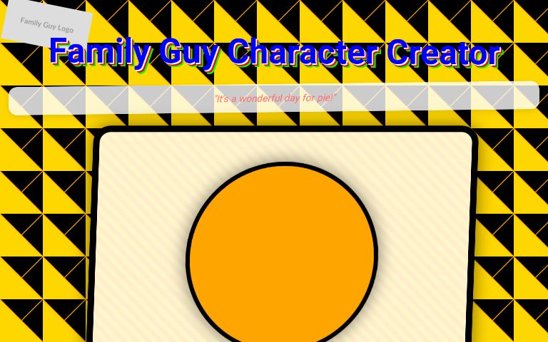 Family Guy Character Creator ― Perchance Generator
