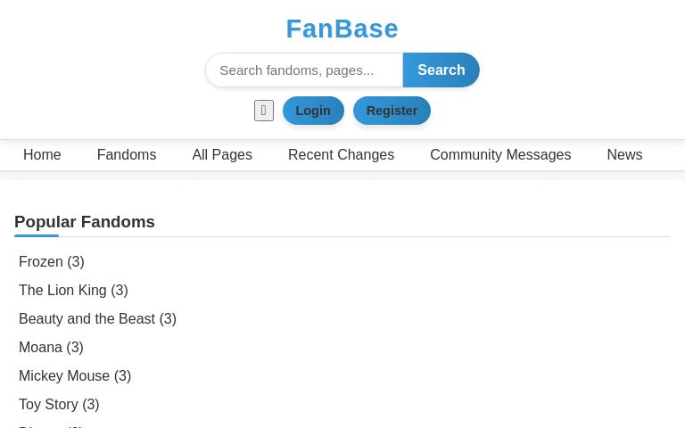 Welcome to FanBase! ― Perchance Generator