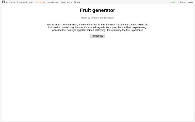 Fruit generator
