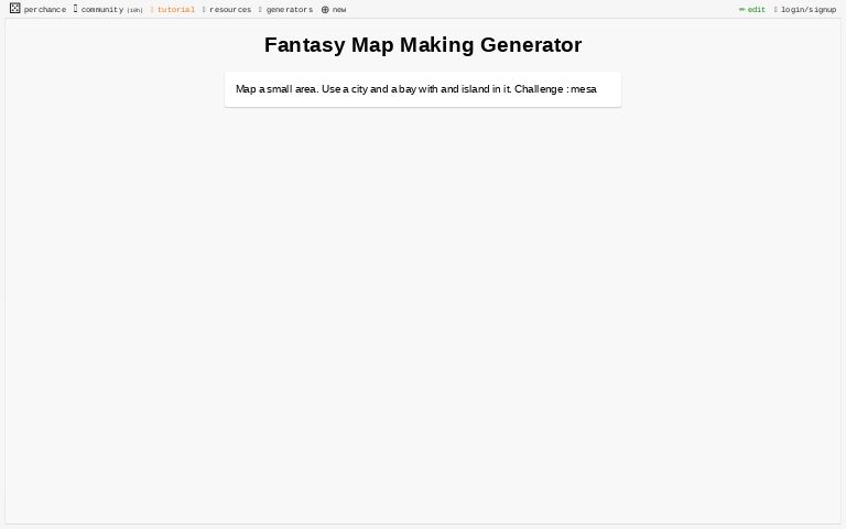 Fantasy Map Making Generator