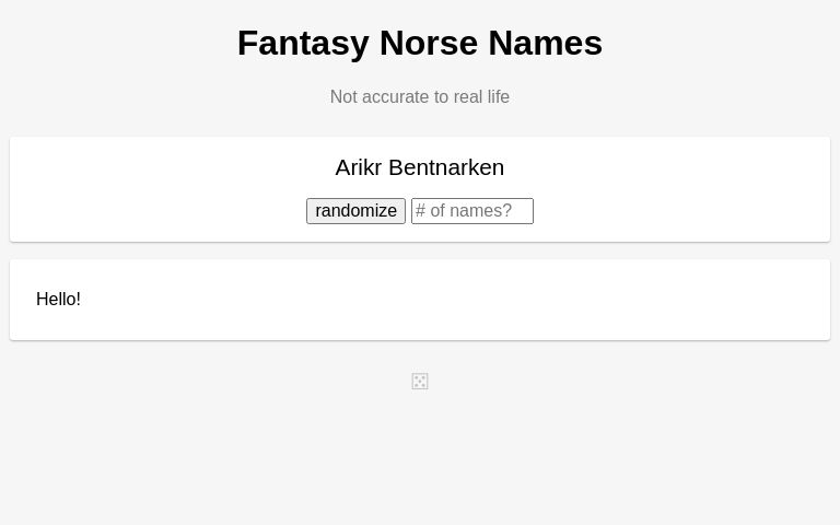 Fantasy Norse Names ― Perchance Generator