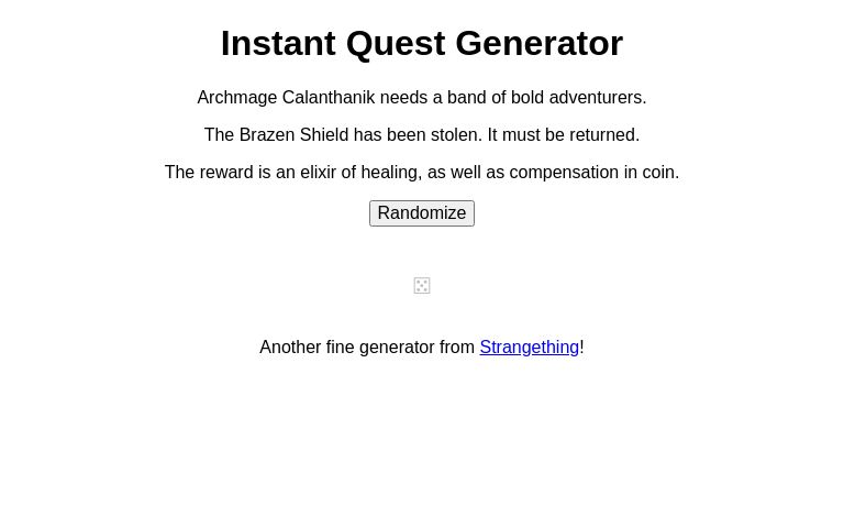 Instant Quest Generator